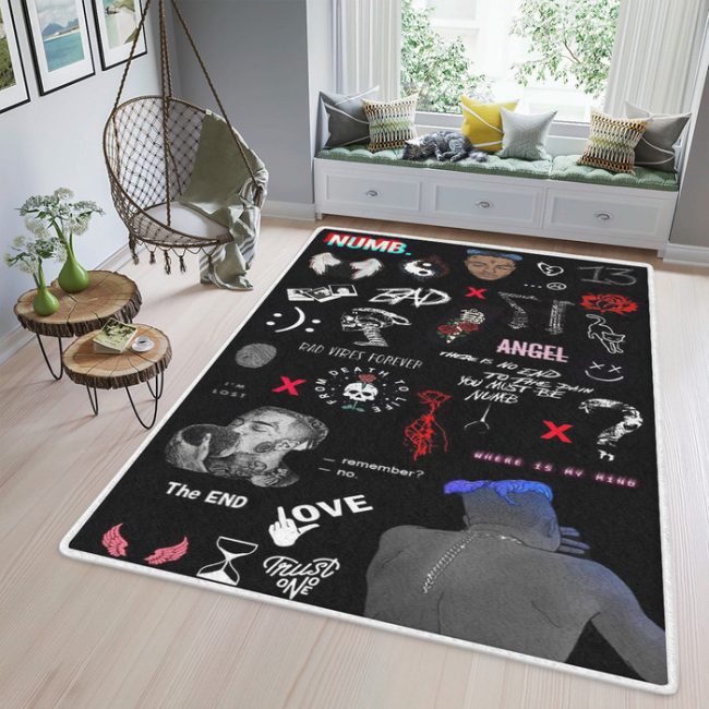 Full Icon Xxxtentacion Rapper T Lover Area Rug Living Room